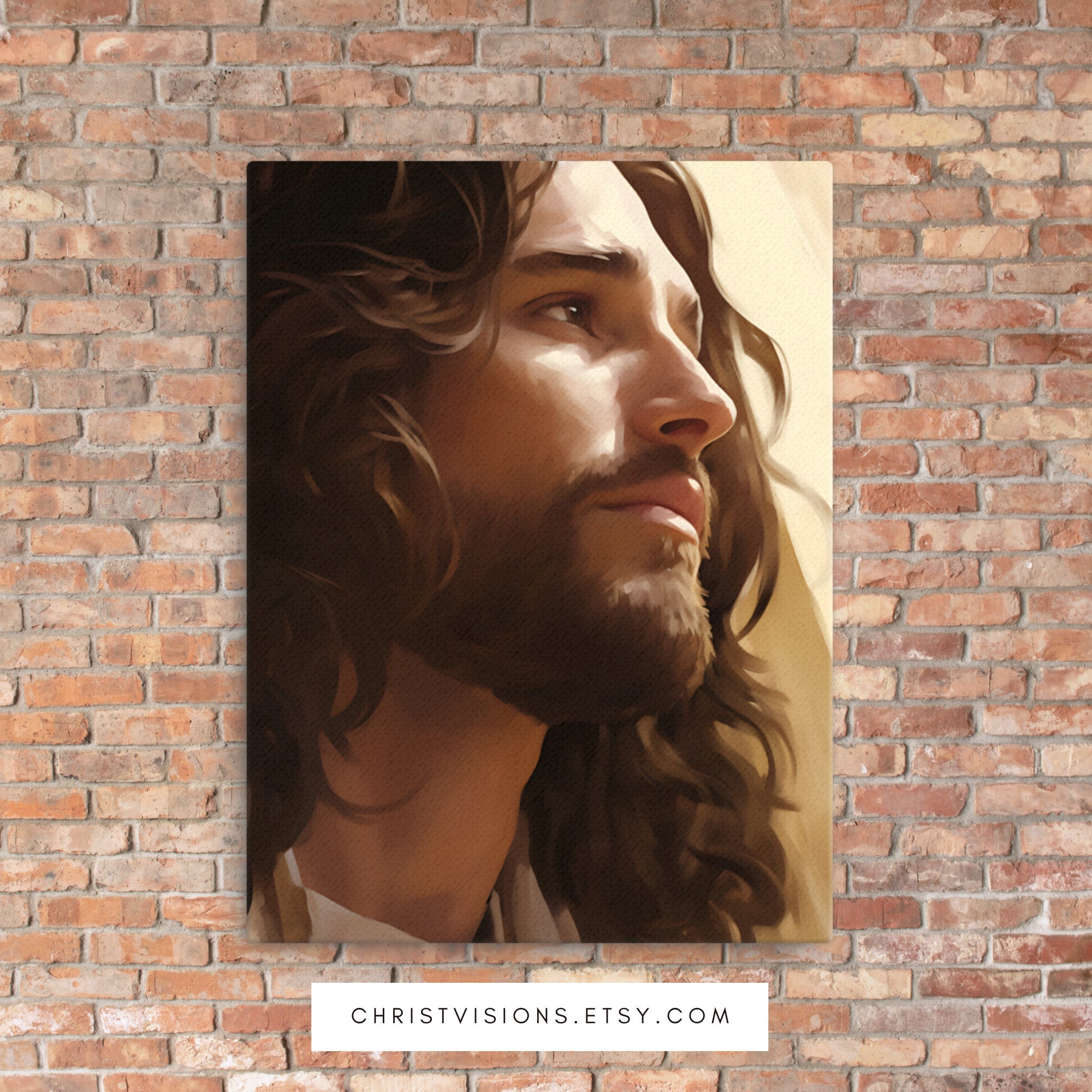 Christ's Grace Jesus Canvas Print Jesus Art Print Jesus Christ Print ...