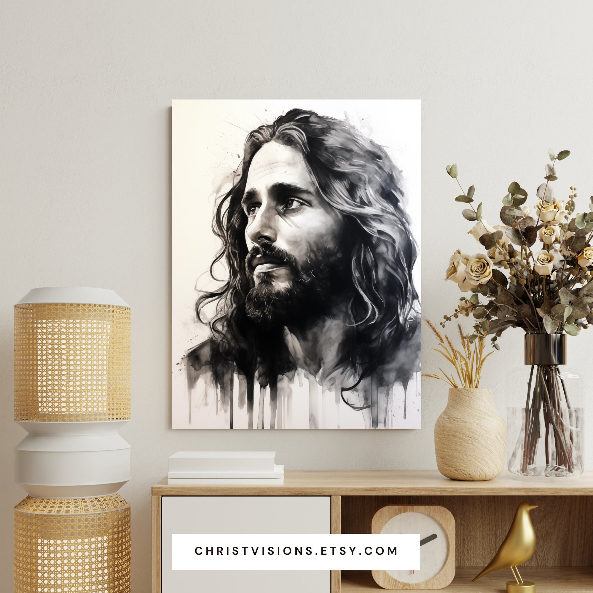 Printable Jesus Christ Picture | Digital Christian Art | Bible ...