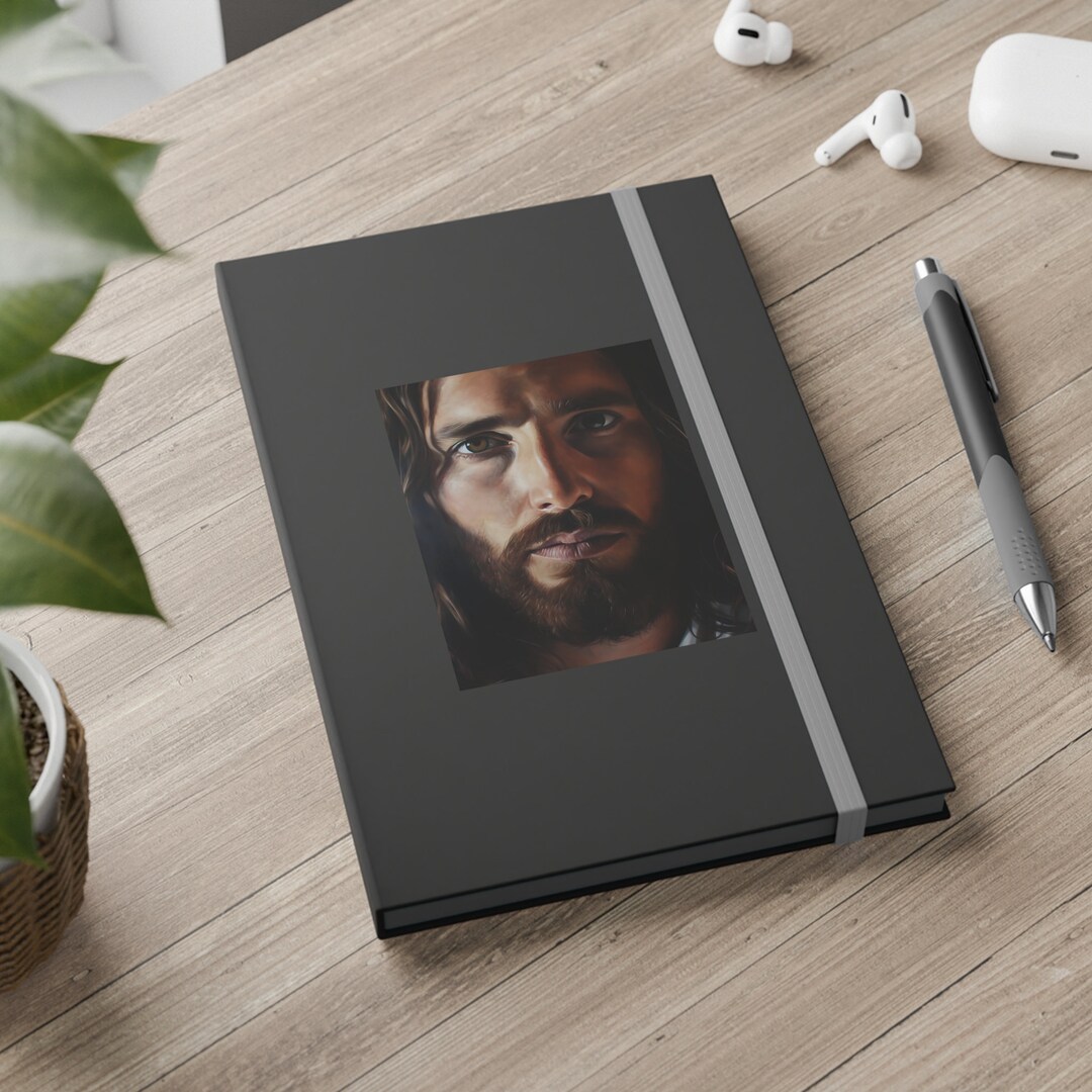 Spiritual Notebook With Jesus Cover Art Christian Journal - Etsy