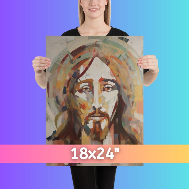 Jesus the Christ Modern Art Christian Wall Art Jesus Painting ...