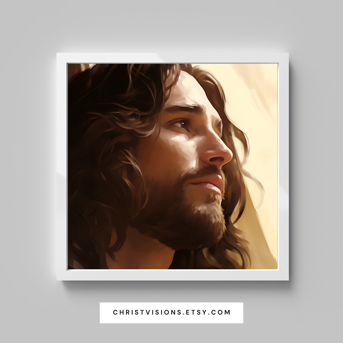 Printable Jesus Profile Art Jesus Art Jesus Print - Etsy