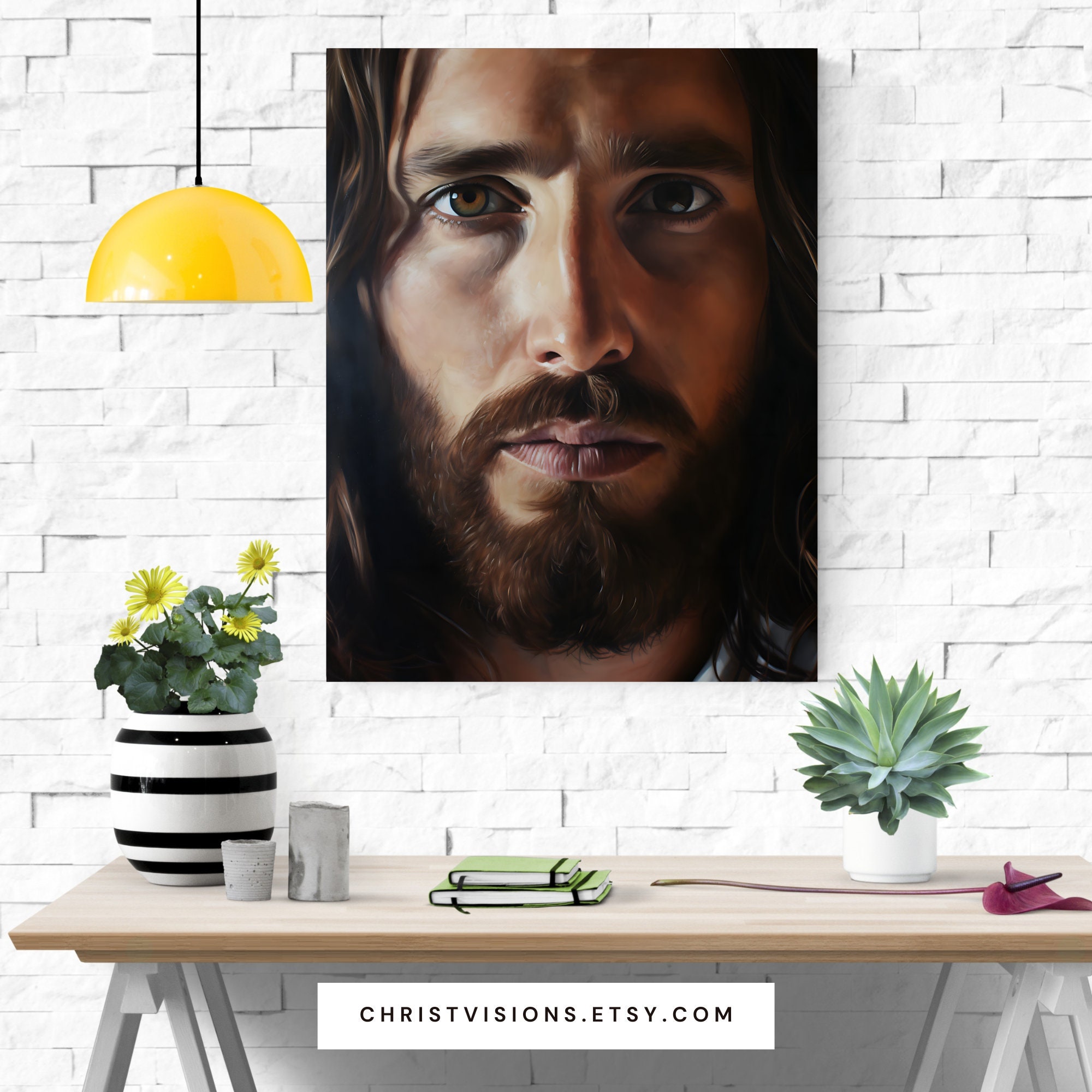 Printable Jesus Portrait Digital Jesus Art Print Jesus Print Jesus ...