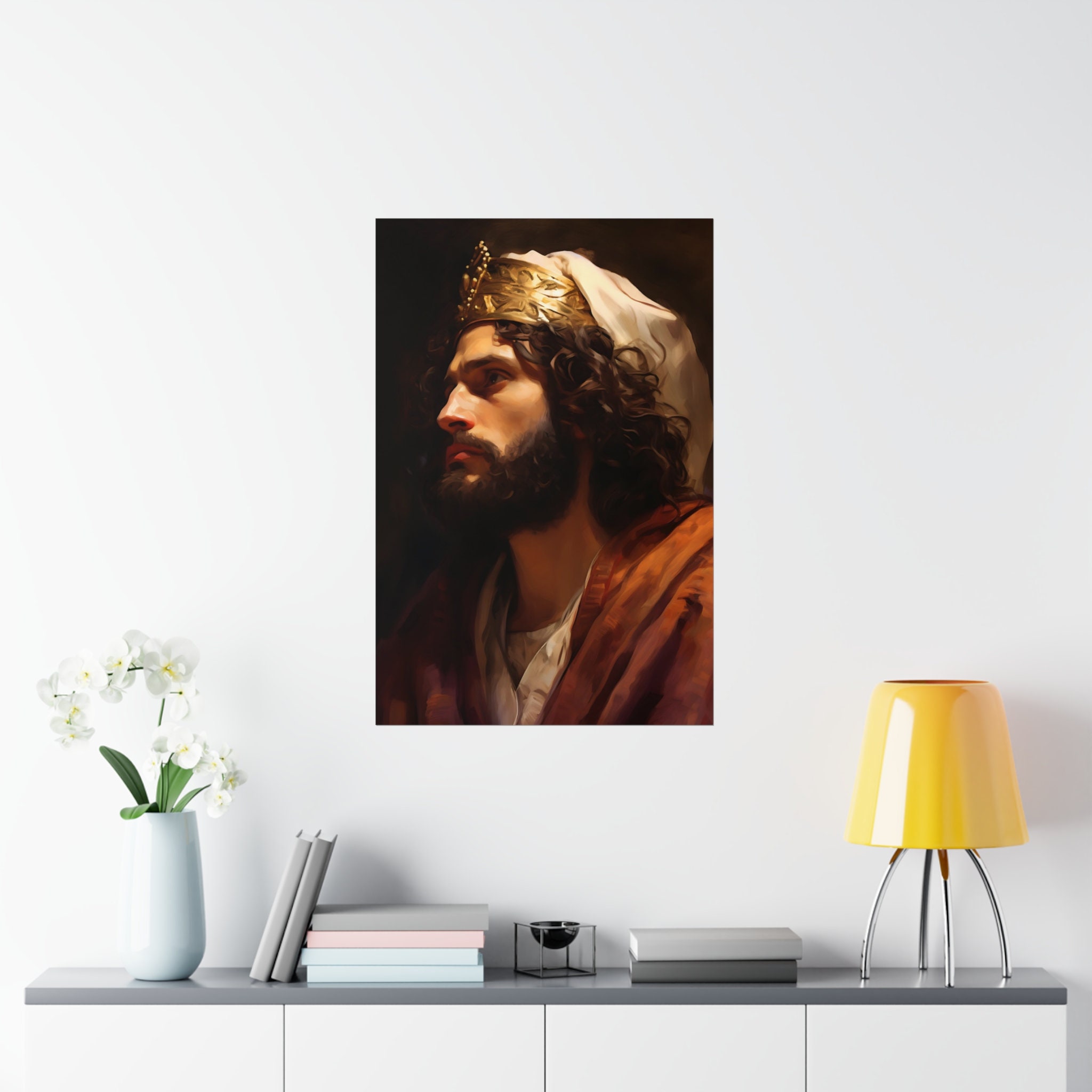 King David Art Print King David Painting King David - Etsy