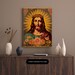 Jesus Art Retro Poster Jesus Print Retro Art Jesus - Etsy