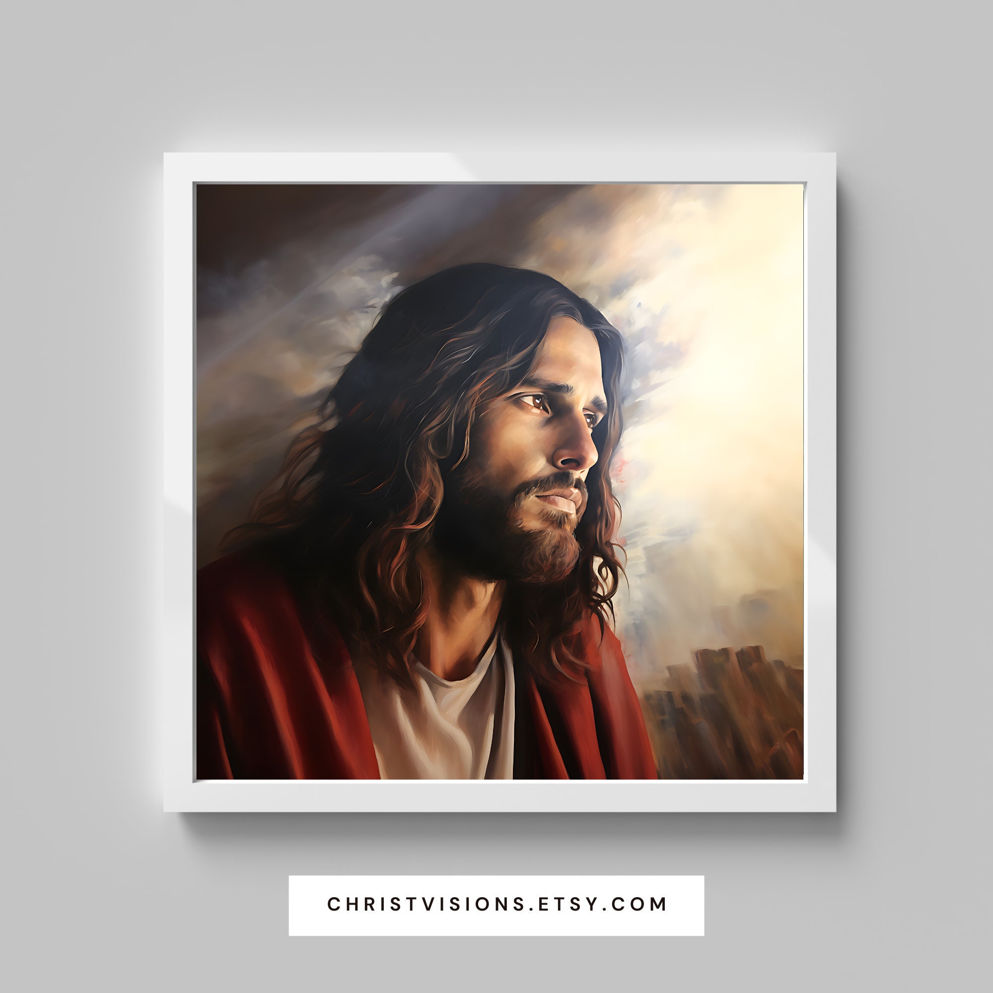 The Messiah Jesus Printable Christian Art Jesus Art Print Jesus Print ...