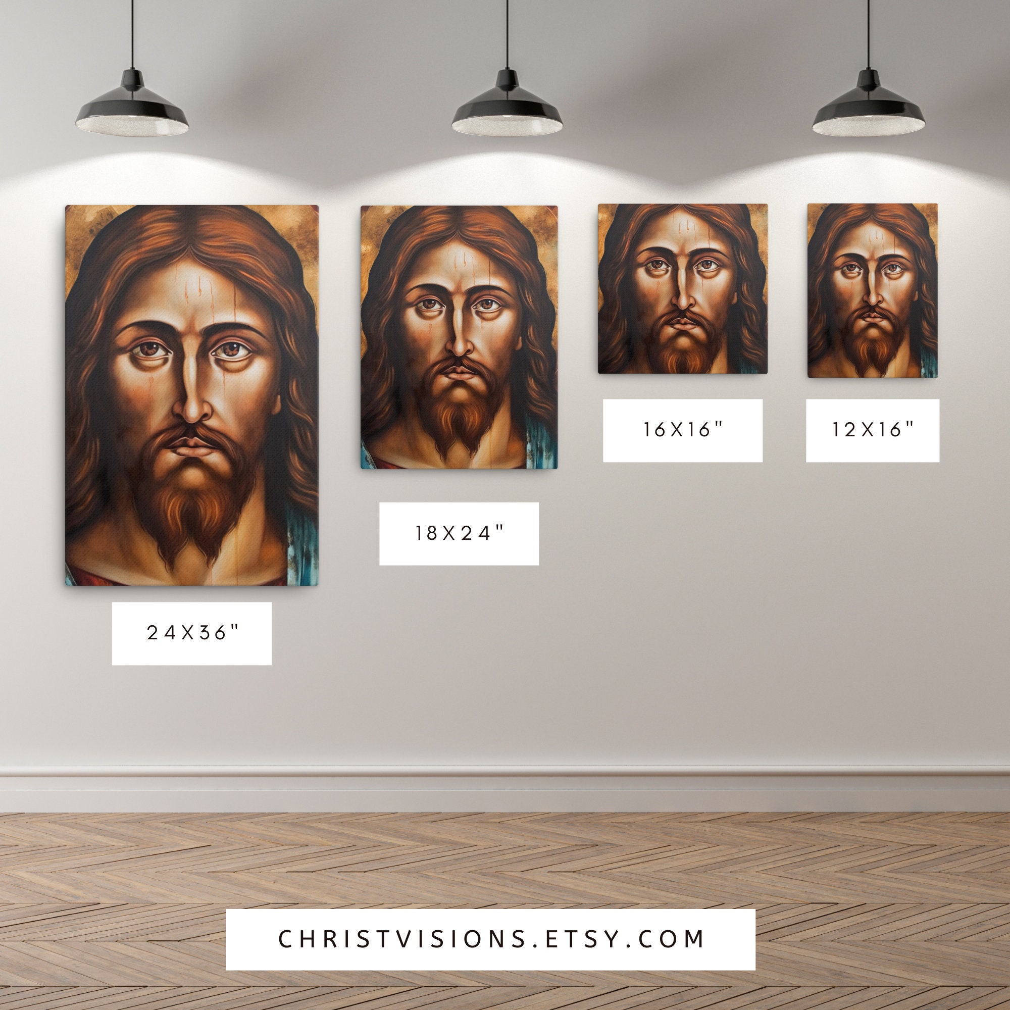Russian Orthodox Jesus Christ Icon Canvas Print Jesus Art - Etsy