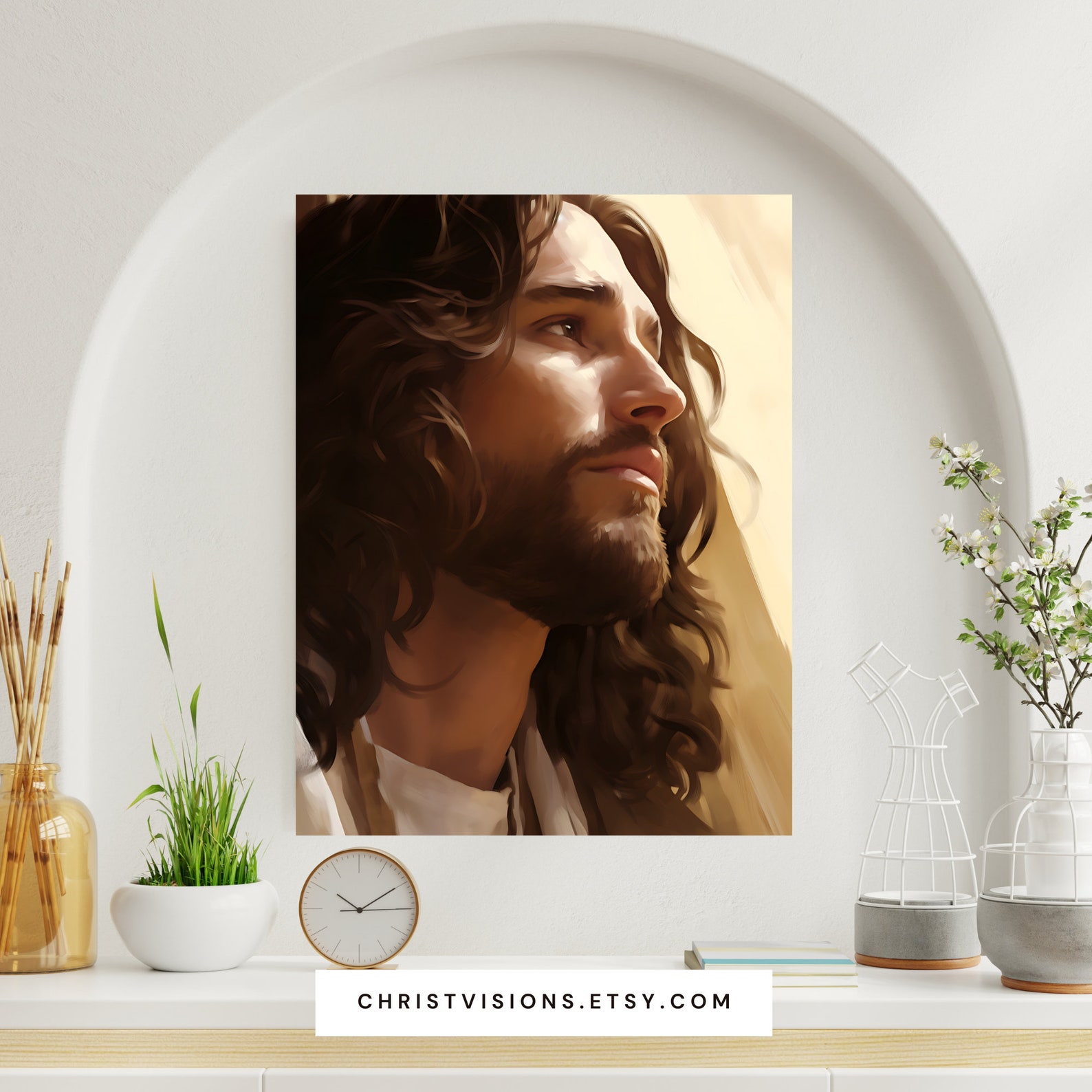 Printable Jesus Profile Art Jesus Art Jesus Print - Etsy