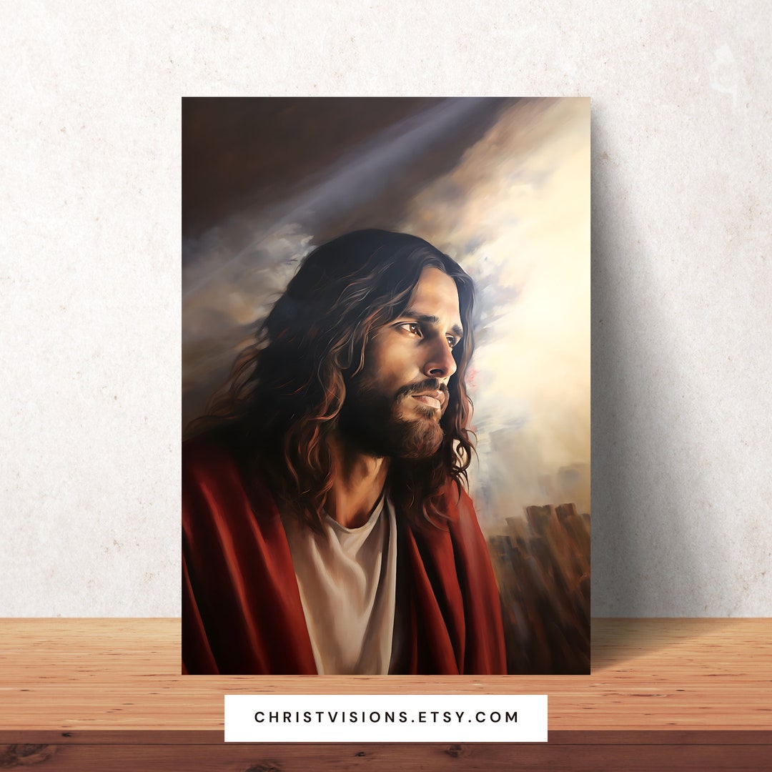 The Messiah Jesus Printable Christian Art | Jesus Art Print | Jesus ...