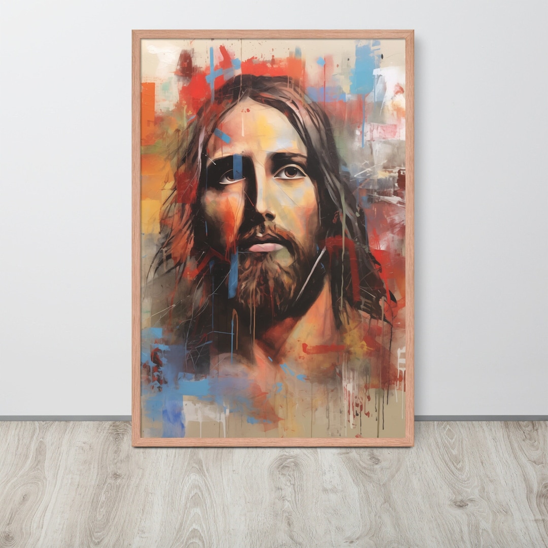Contemporary Christian Wall Art - Midcentury Modern Jesus Christ ...