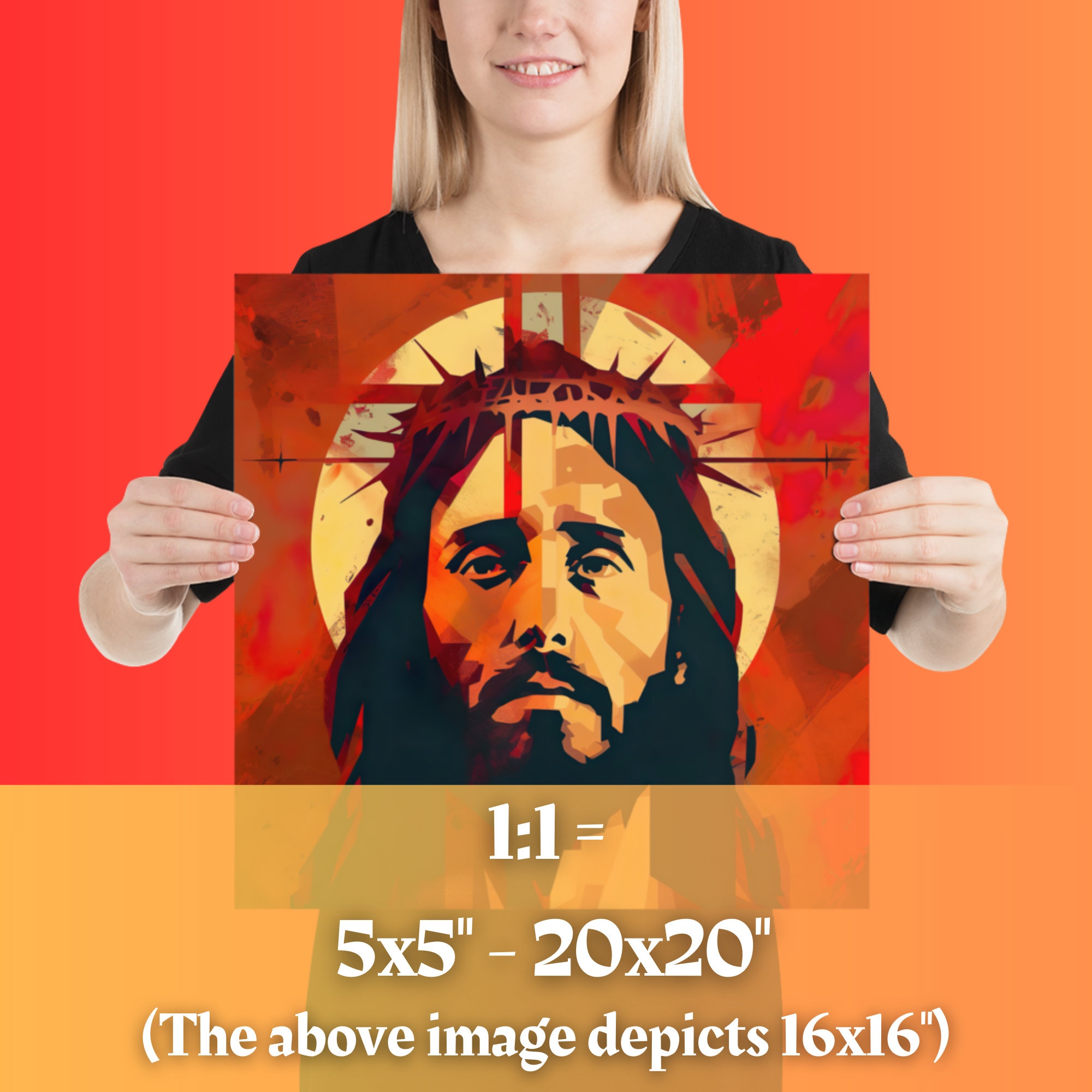 Jesus Digital Art Jesus Printable Art Christian Printables Jesus Poster ...