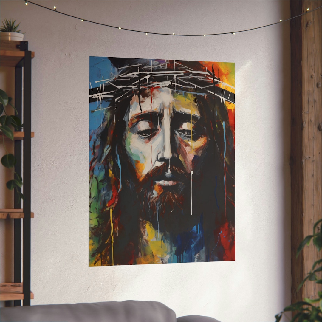 Messiah Jesus Christ Modern Christian Art Print Jesus Art Prints Jesus ...