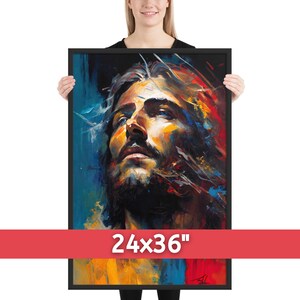 Christian Pop Art Jesus Painting - Unique Spiritual Art, Modern ...