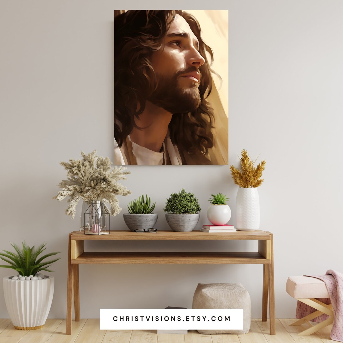 Printable Jesus Profile Art Jesus Art Jesus Print - Etsy