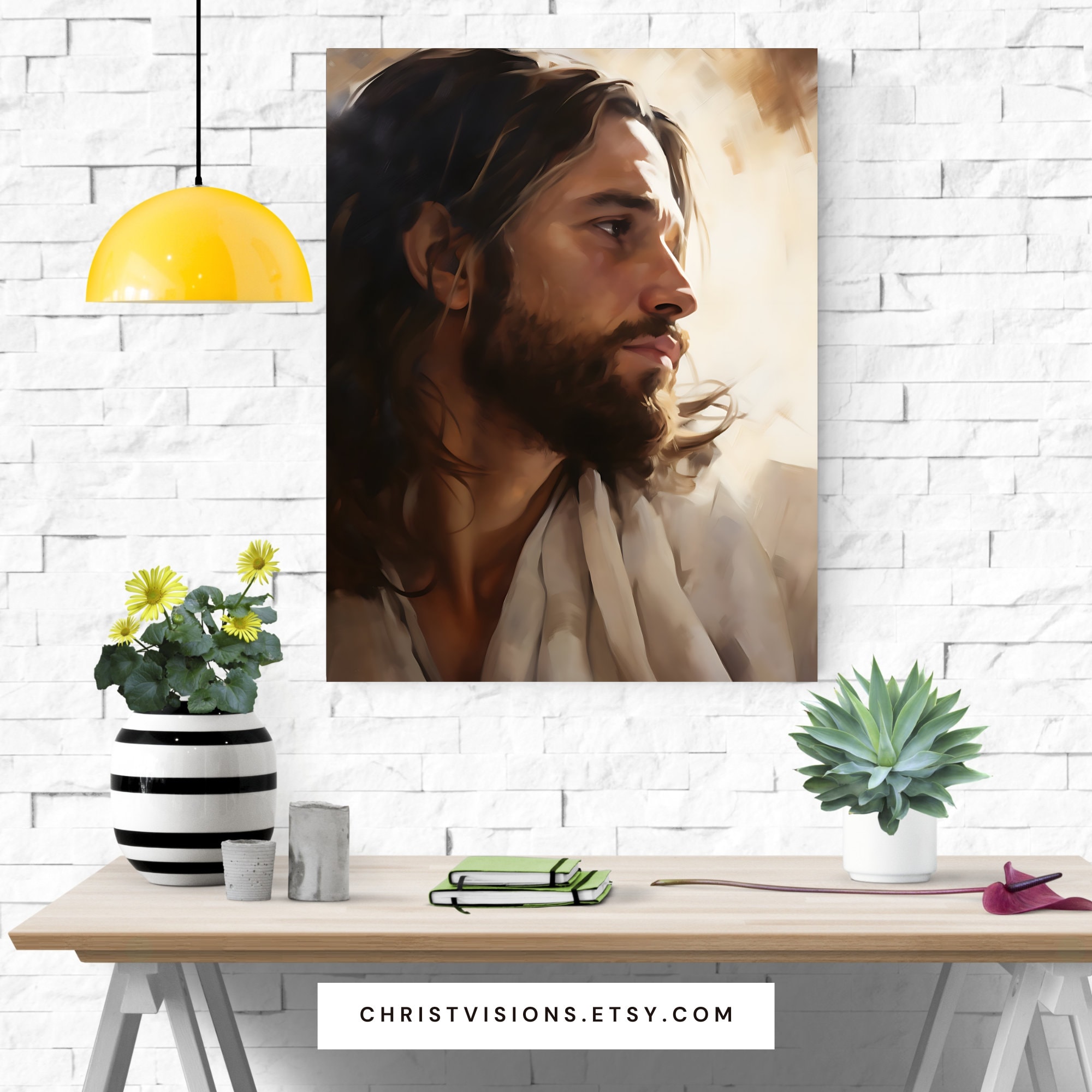 Profile Picture of Jesus Printable Christian Art Jesus Art Profile ...