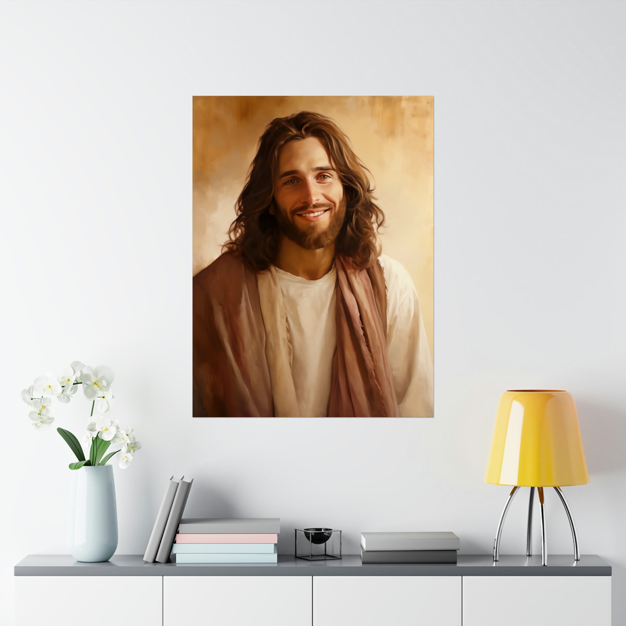 Lord Jesus Smiling Christian Art Print Jesus Art Prints Latter Day ...