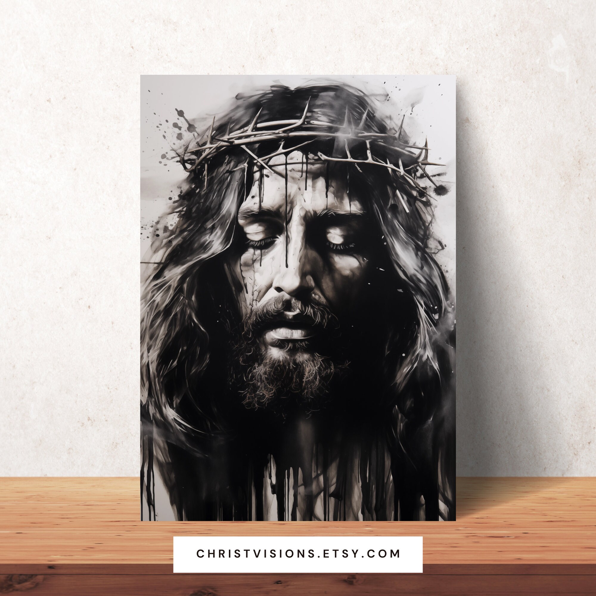 Passion of Christ Printable Catholic Art Digital Jesus Art Printable ...