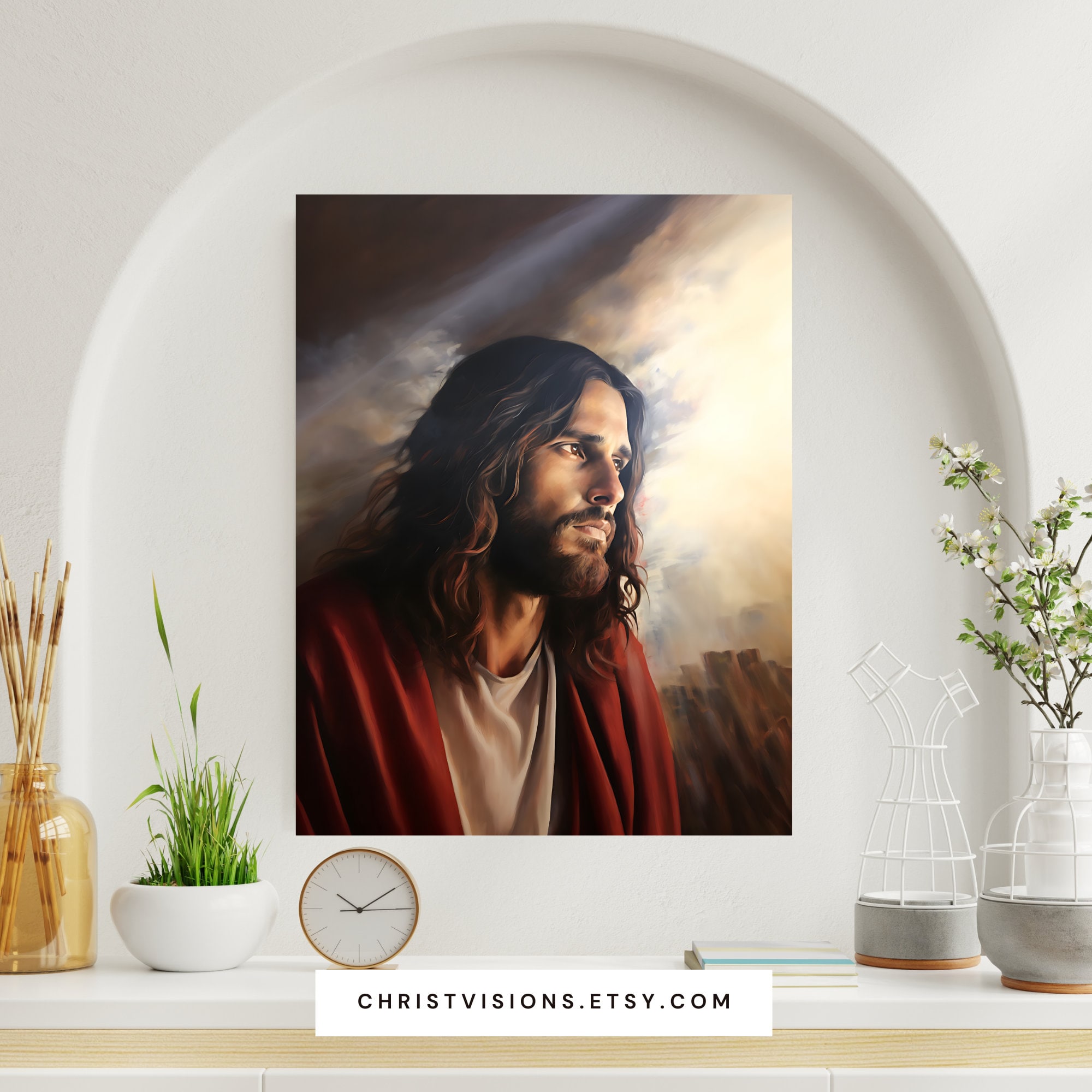 The Messiah Jesus Printable Christian Art Jesus Art Print Jesus Print ...