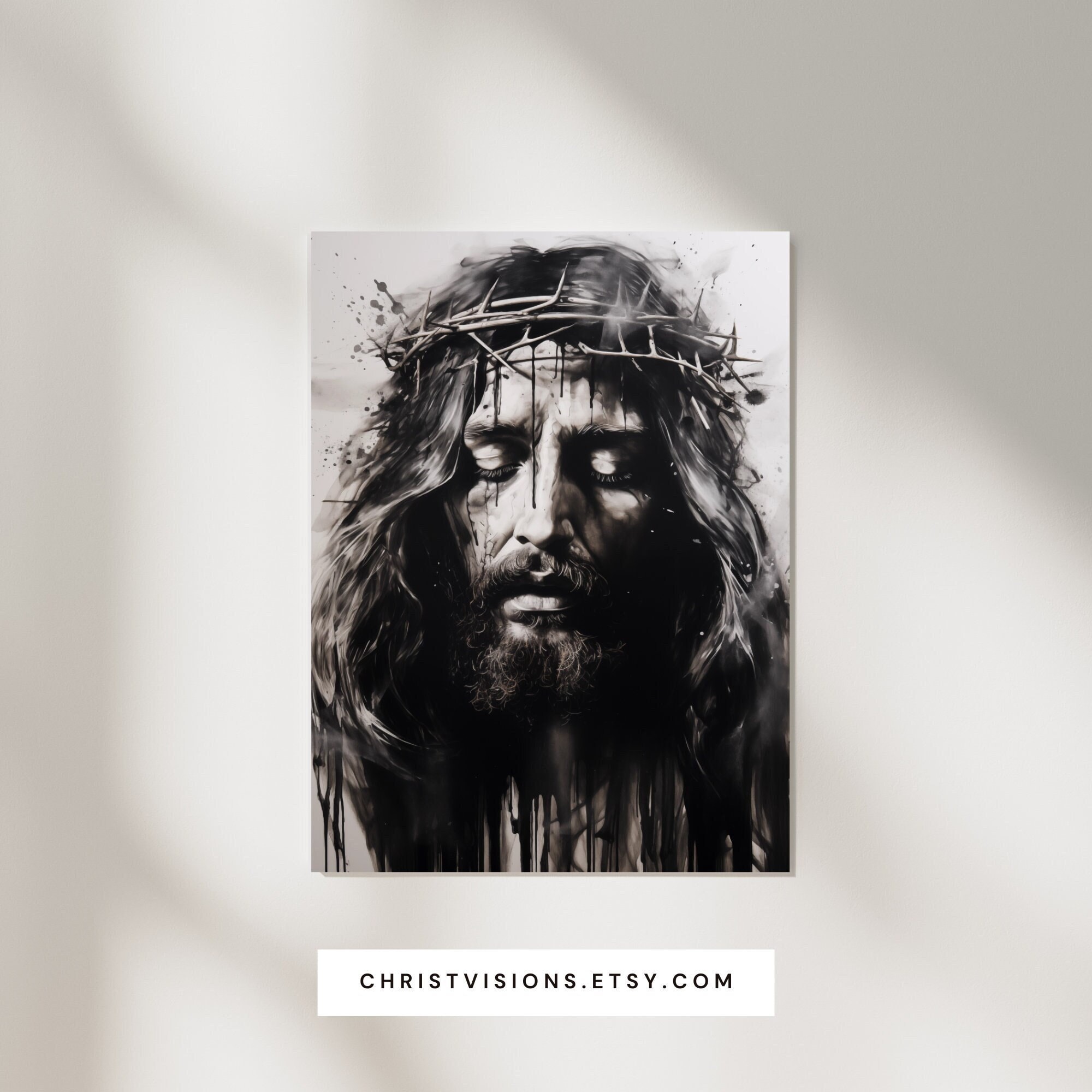 Passion of Christ Printable Catholic Art | Digital Jesus Art ...