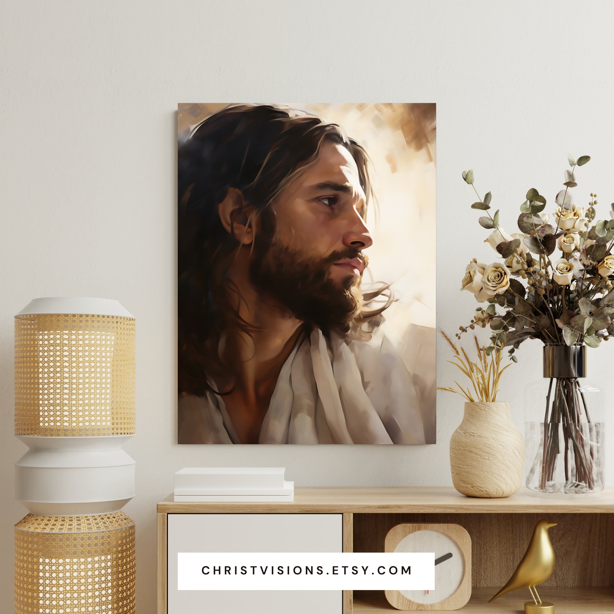 Profile Picture of Jesus Printable Christian Art Jesus Art Profile ...