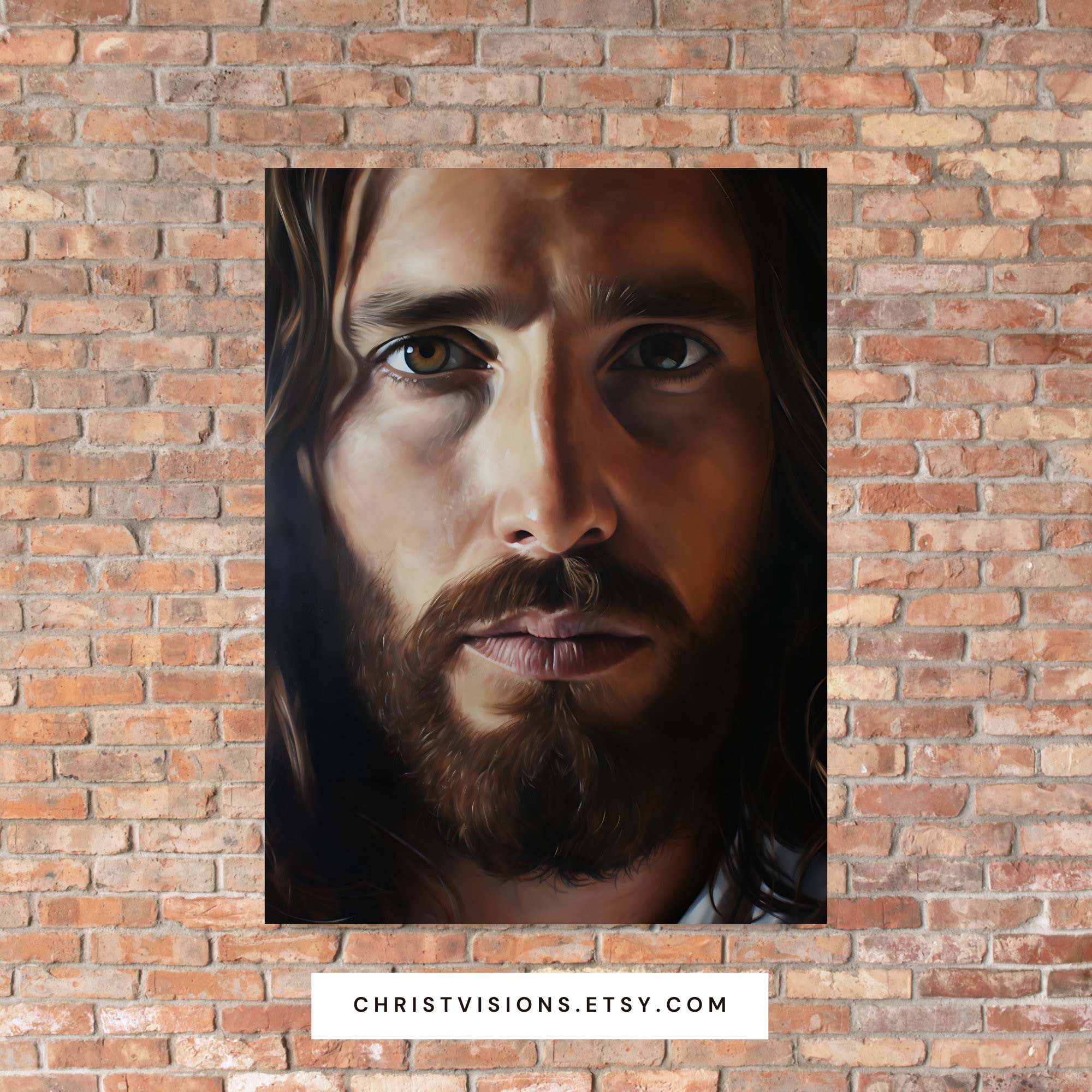 Druckbare Jesus Porträt | Digitale Jesus Kunstdruck | Jesus Druck ...