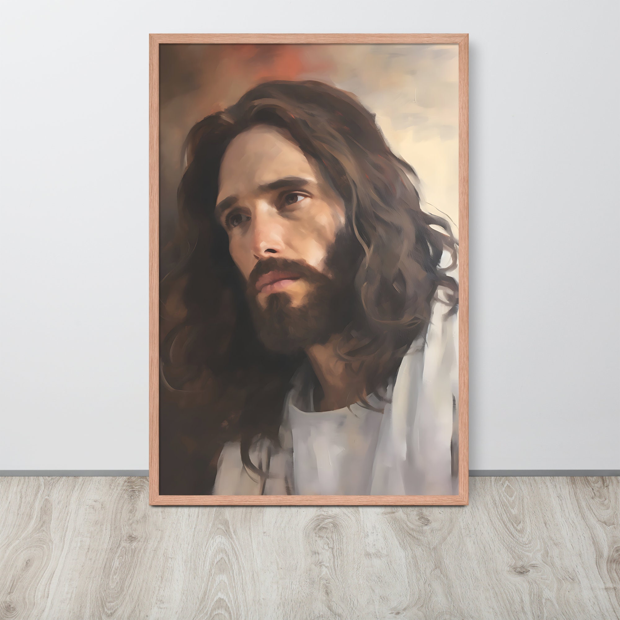 Christian Print Jesus Christ Portrait Jesus Art Jesus Painting Jesus ...
