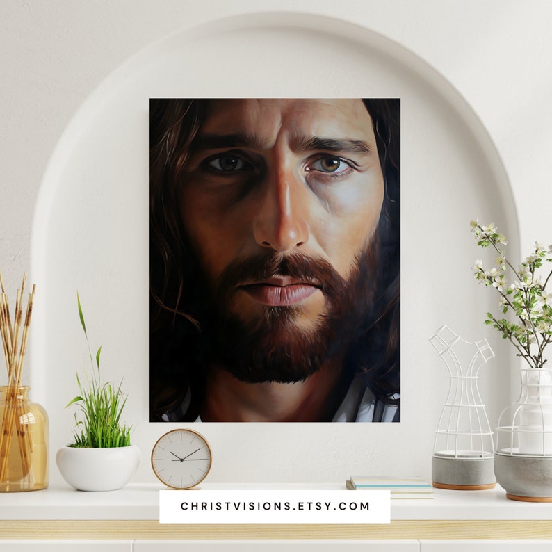 Digital Jesus Painting Printable Art Jesus Art Jesus Print - Etsy