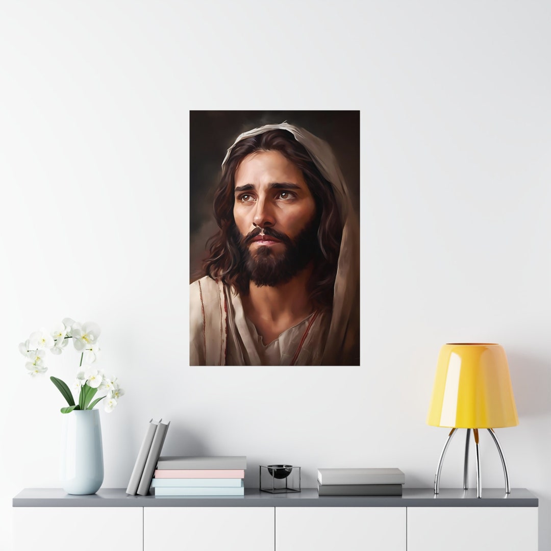 Jesus Painting Christian Art Print Messiah Jesus Wall Art Jesus Christ ...
