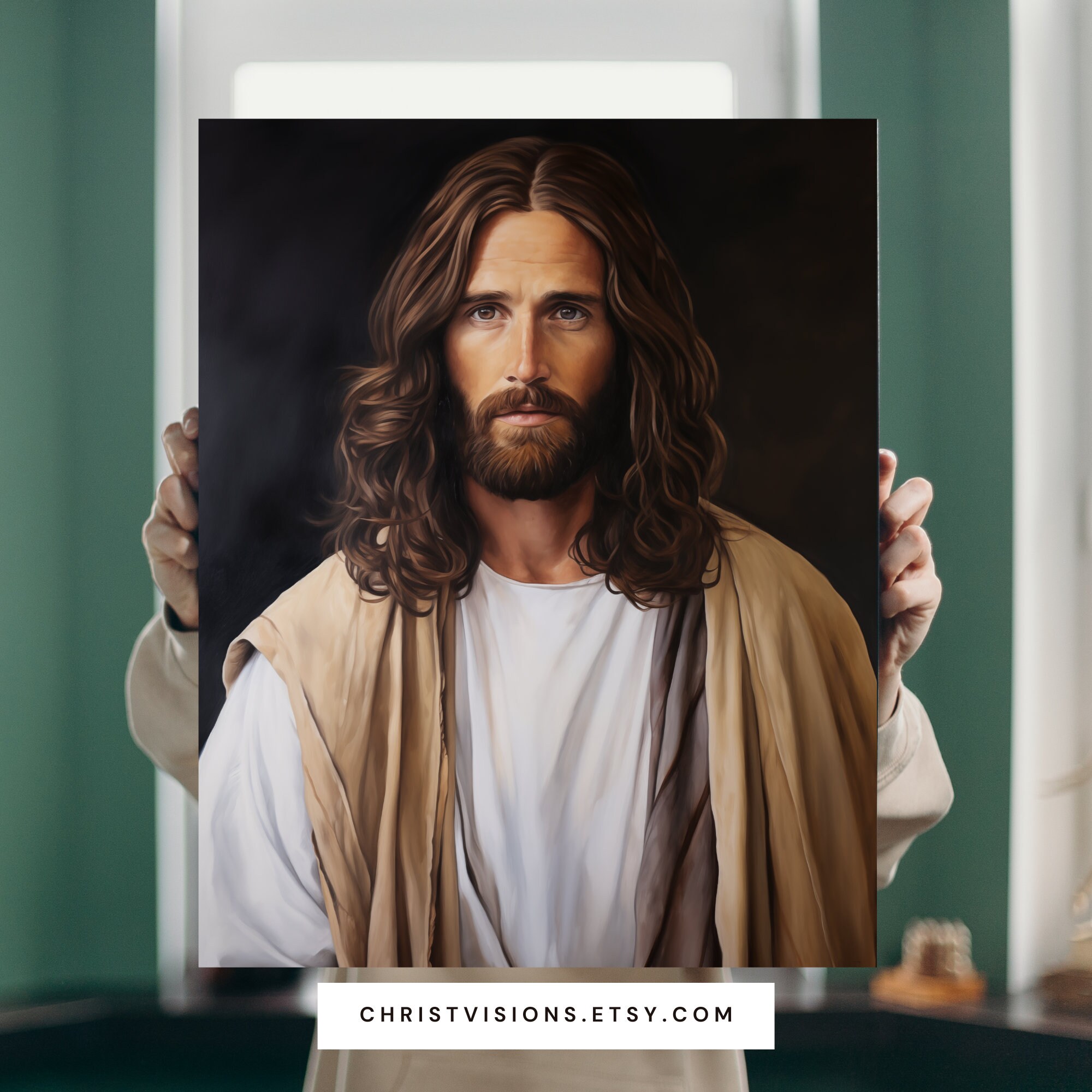 Jesus Christ Portrait Christian Art Print Jesus Art Prints Traditional ...