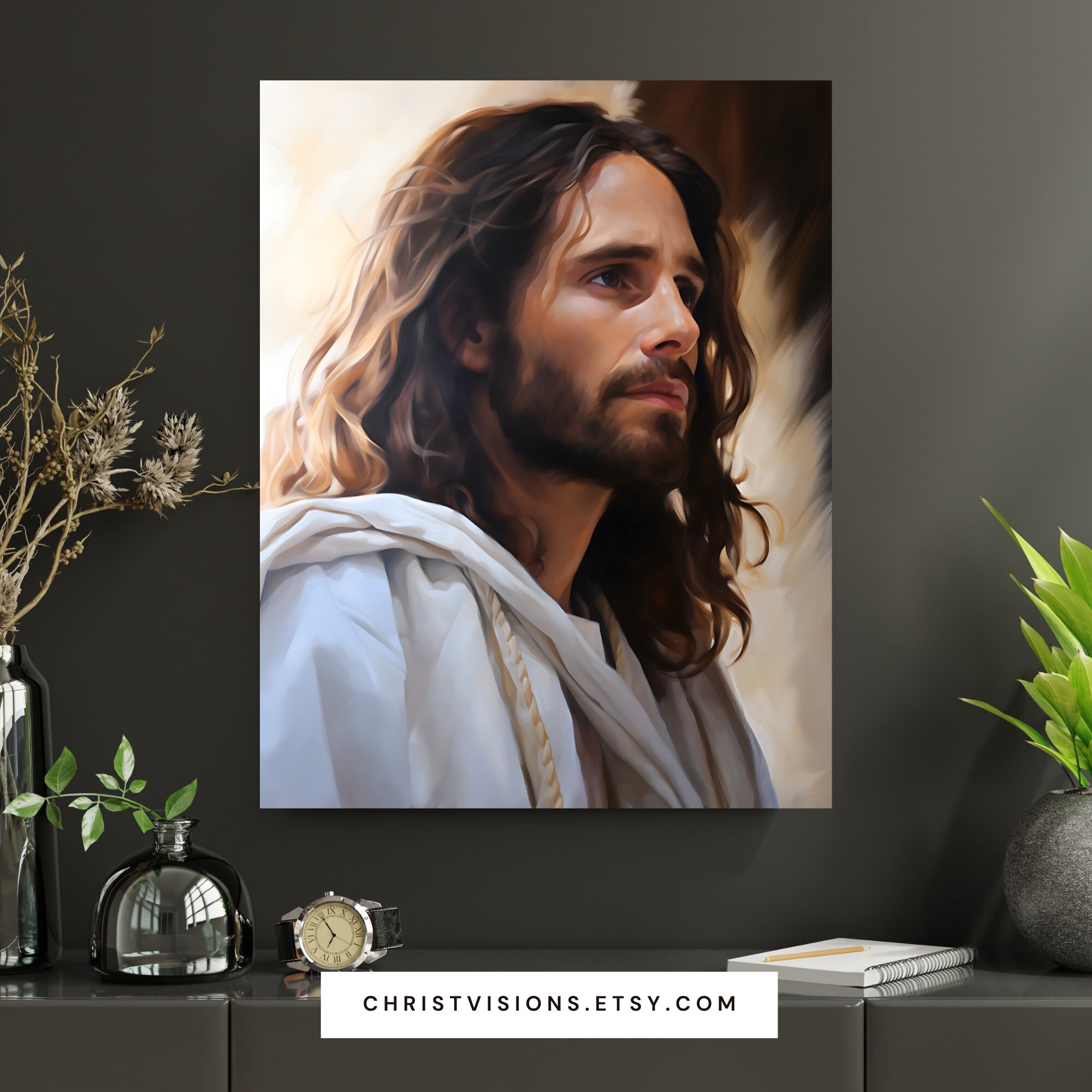 Messiah Jesus Artwork Christian Print Jesus Art Print - Etsy