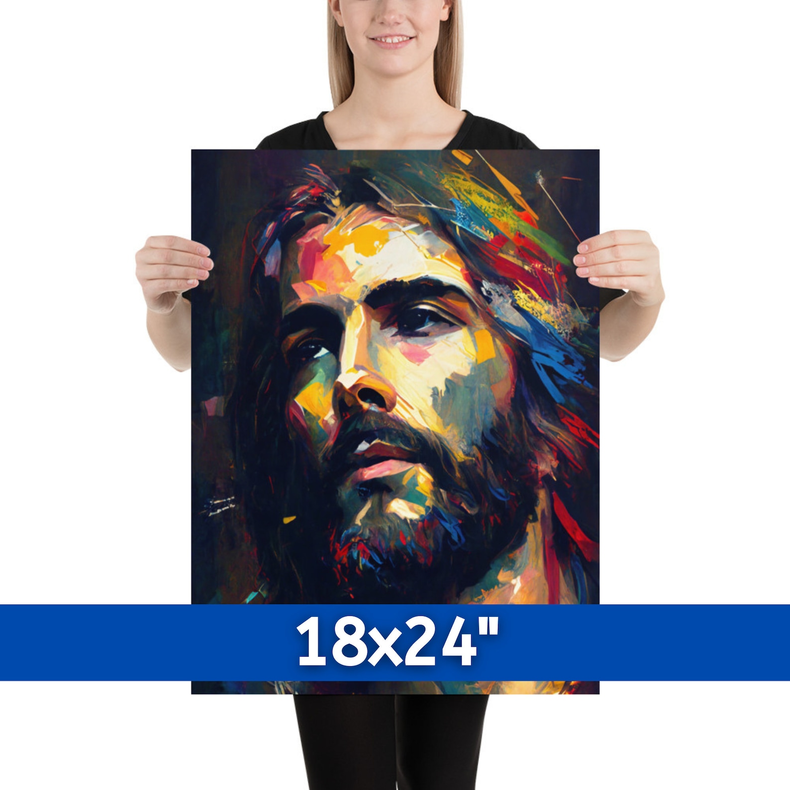 Christian Art Print Jesus Art Christian Wall Art Modern Christian Art ...