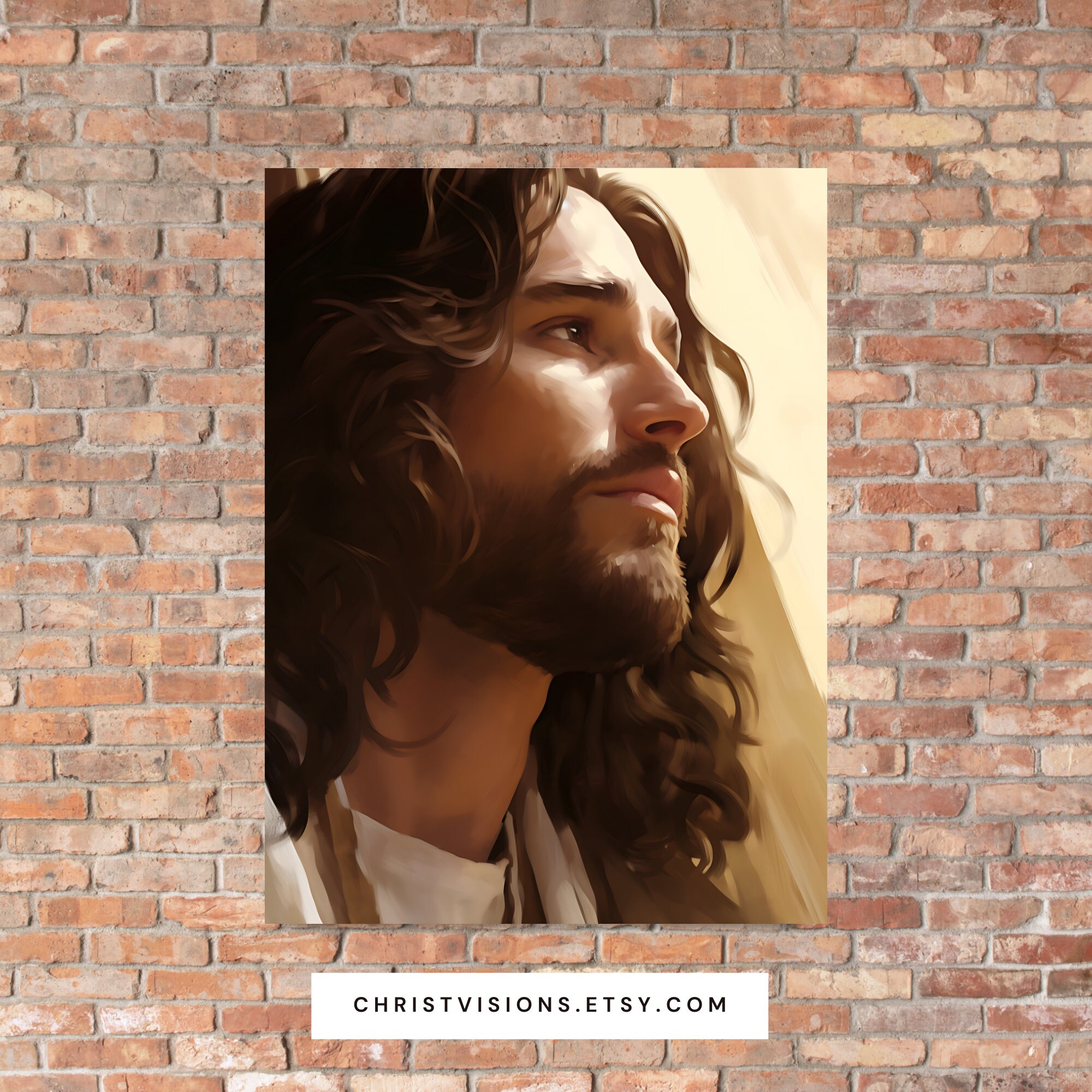 Printable Jesus Profile Art Jesus Art Jesus Print - Etsy
