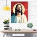 Printable Jesus Sunday School Art | Christian Kids Room Art | Christian ...