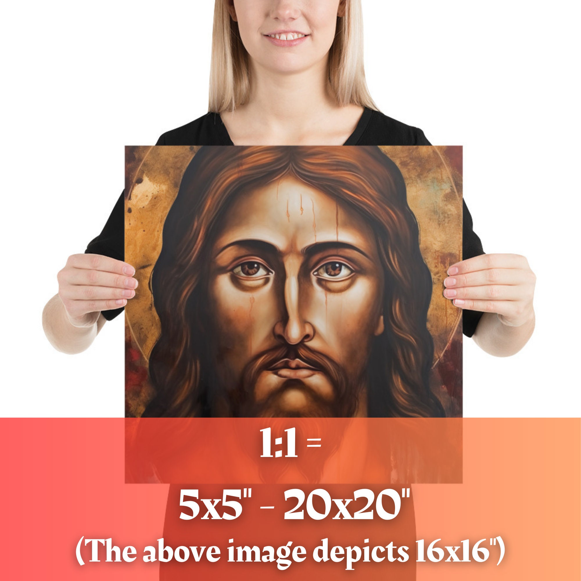 Printable Orthodox Christ Icon Digital Art - Russian & Eastern Catholic ...