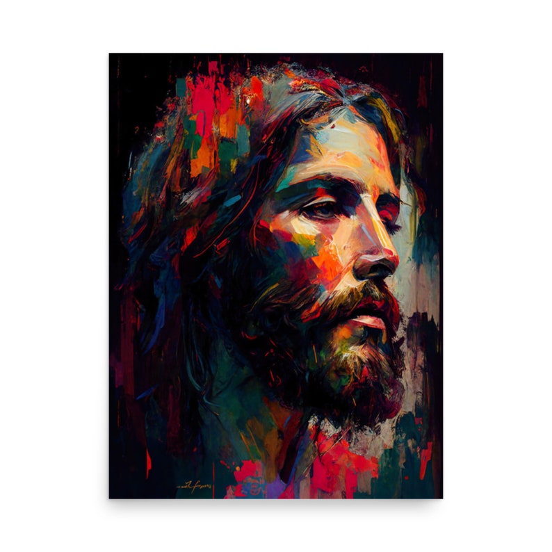 Messiah Jesus Christan Digital Art Printable Jesus Poster Digital Jesus ...