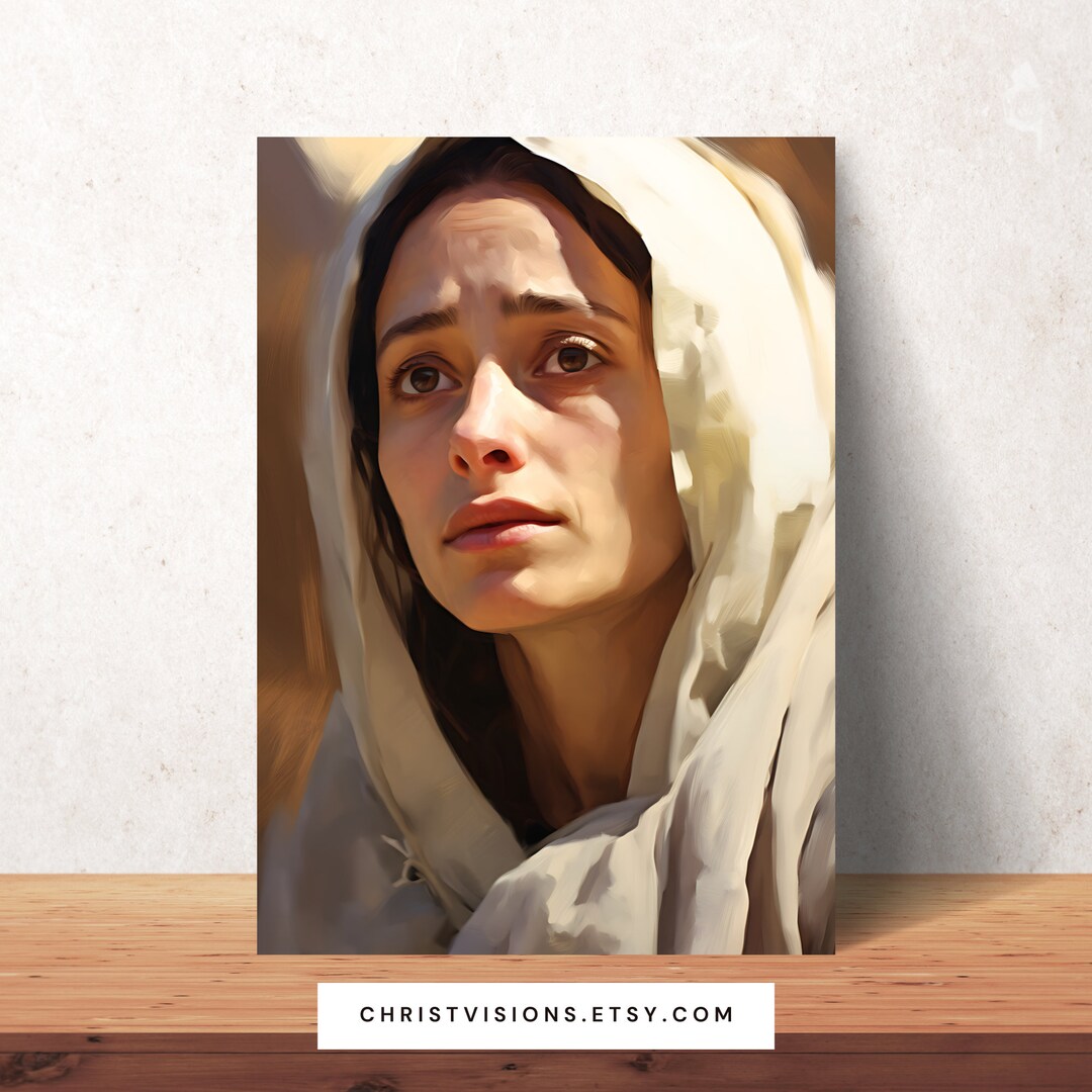Virgin Mary Printable Christian Art | Virgin Mary Art | Virgin Mary ...