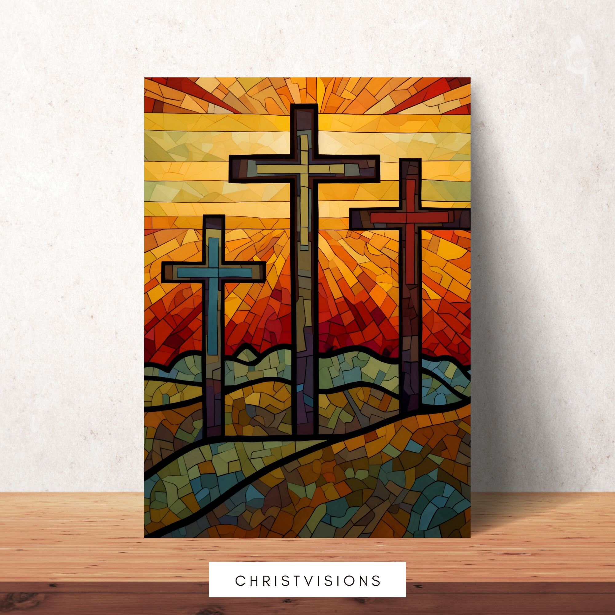 Christian Cross - Digital Art Print | Christian Printables | Jesus ...