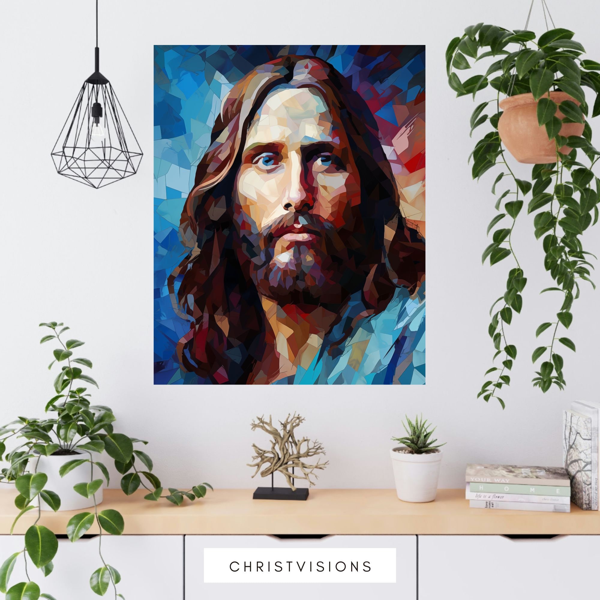 Jesus Christ Portrait Printable Bible Art Christian Printables ...