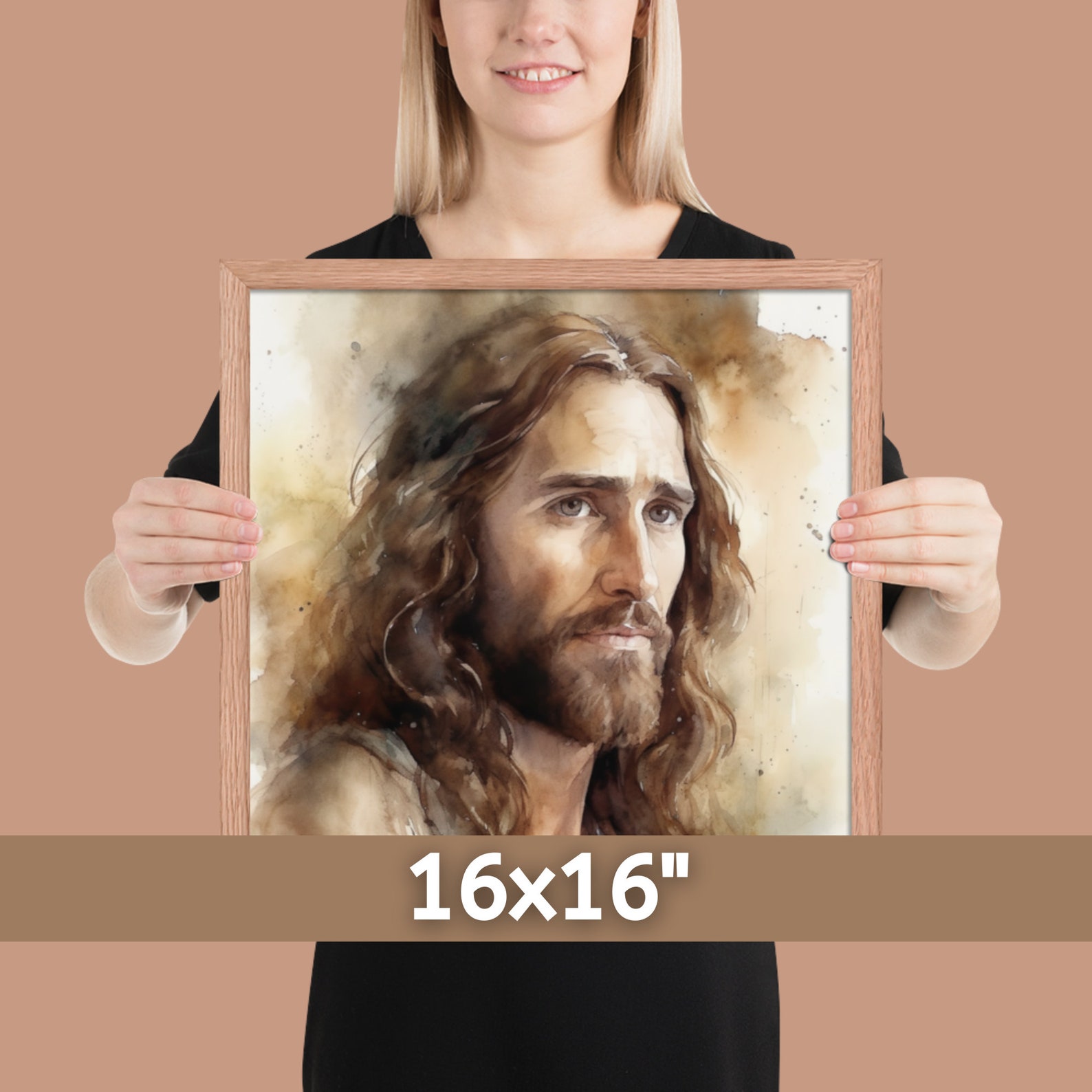 The Savior Jesus Framed Christian Wall Art Jesus Wall Art Bible Art ...