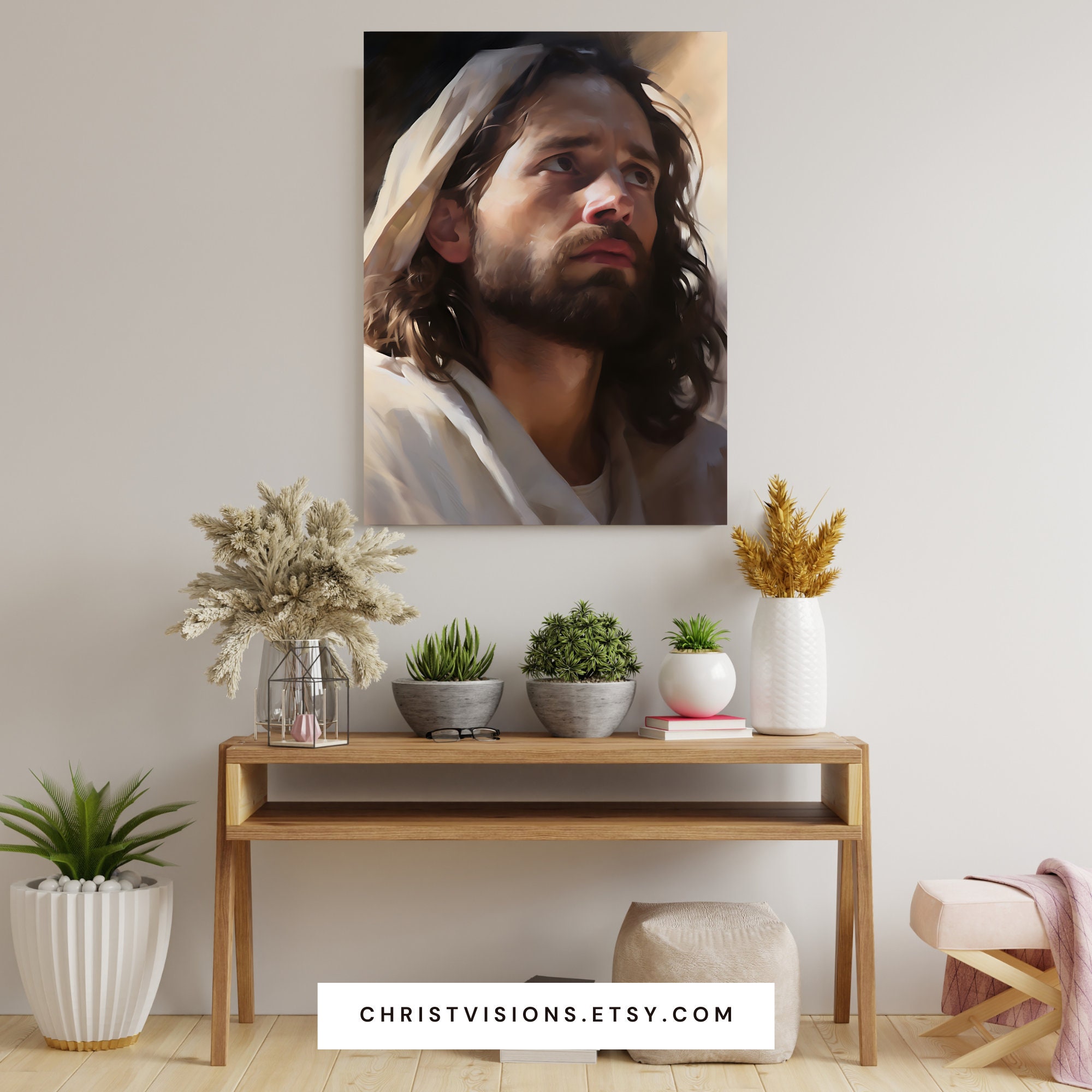 Sad Jesus Christian Art Jesus Print Jesus Portrait Jesus Christ Art ...