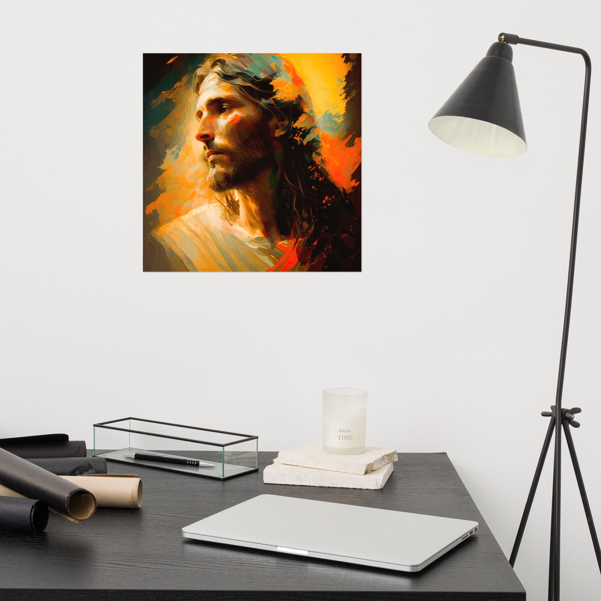 Jesus Christ Digital Art Jesus Printable Art Printable Christian Art ...