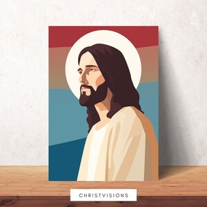 Printable Bible Art - Digital Christ Art Print | Digital Christian ...