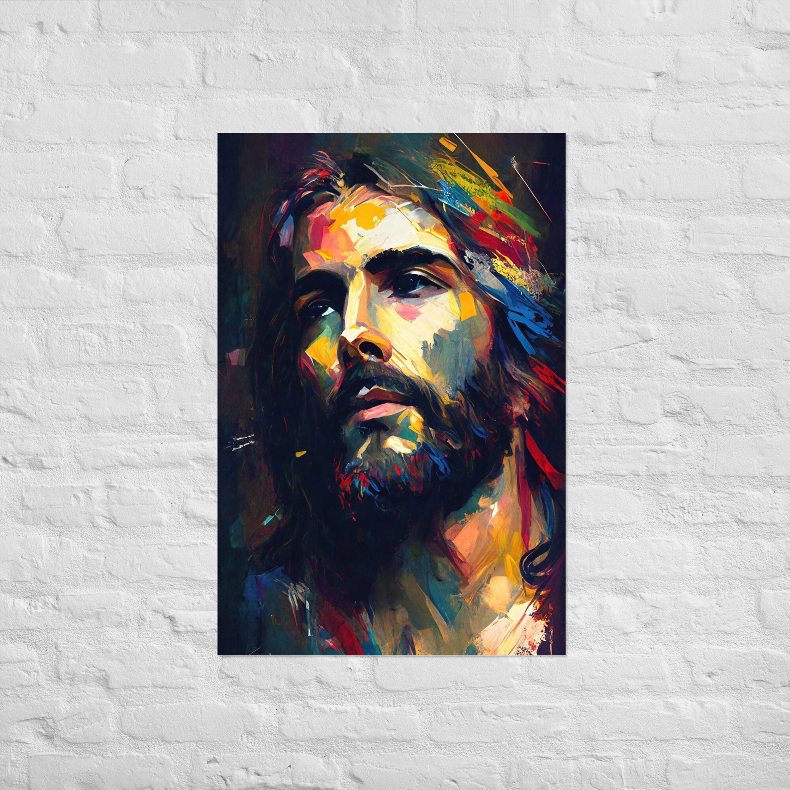 Christian Art Print Jesus Art Christian Wall Art Modern Christian Art ...