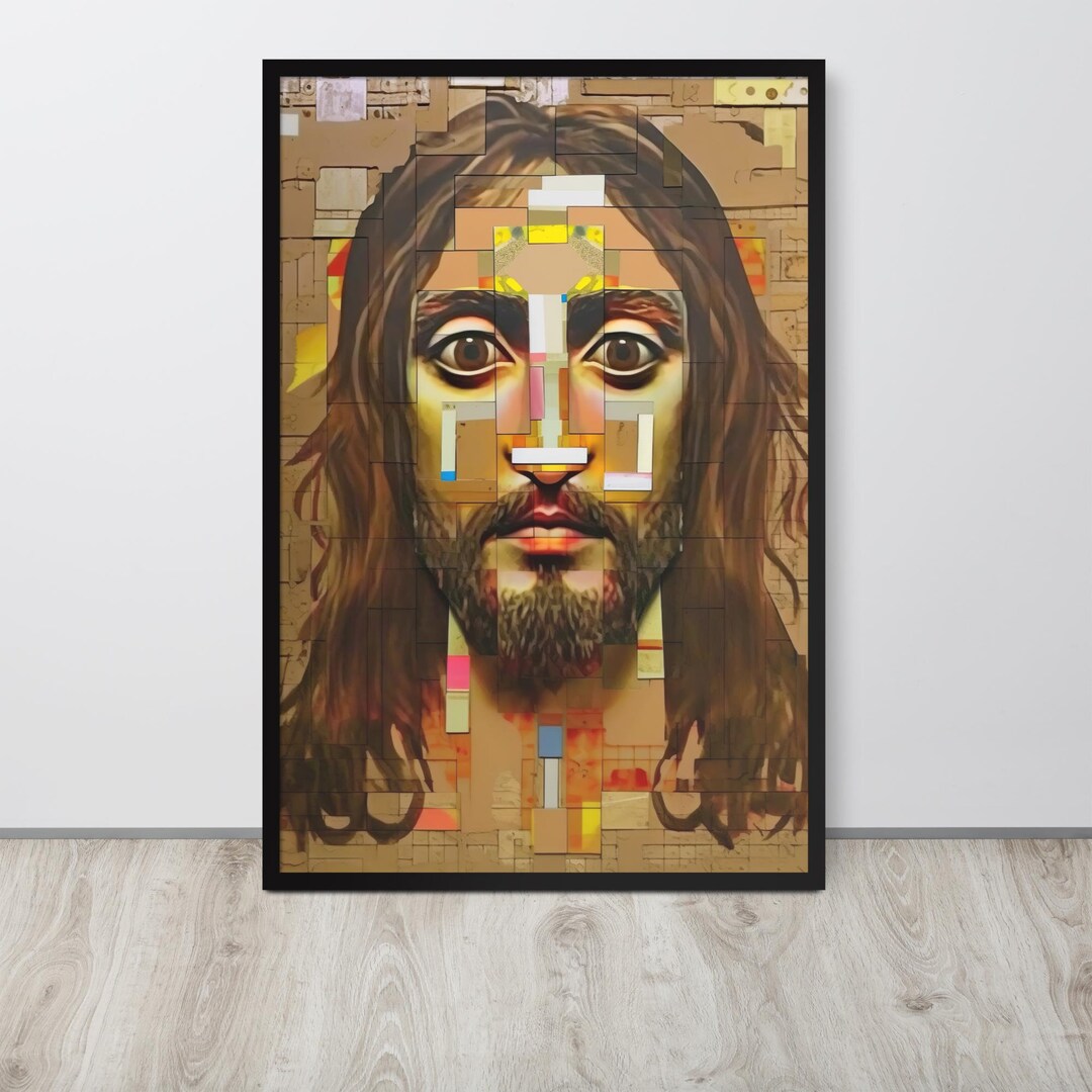 Midcentury Modern Christian Art Print - Jesus Christ, the Word of God ...