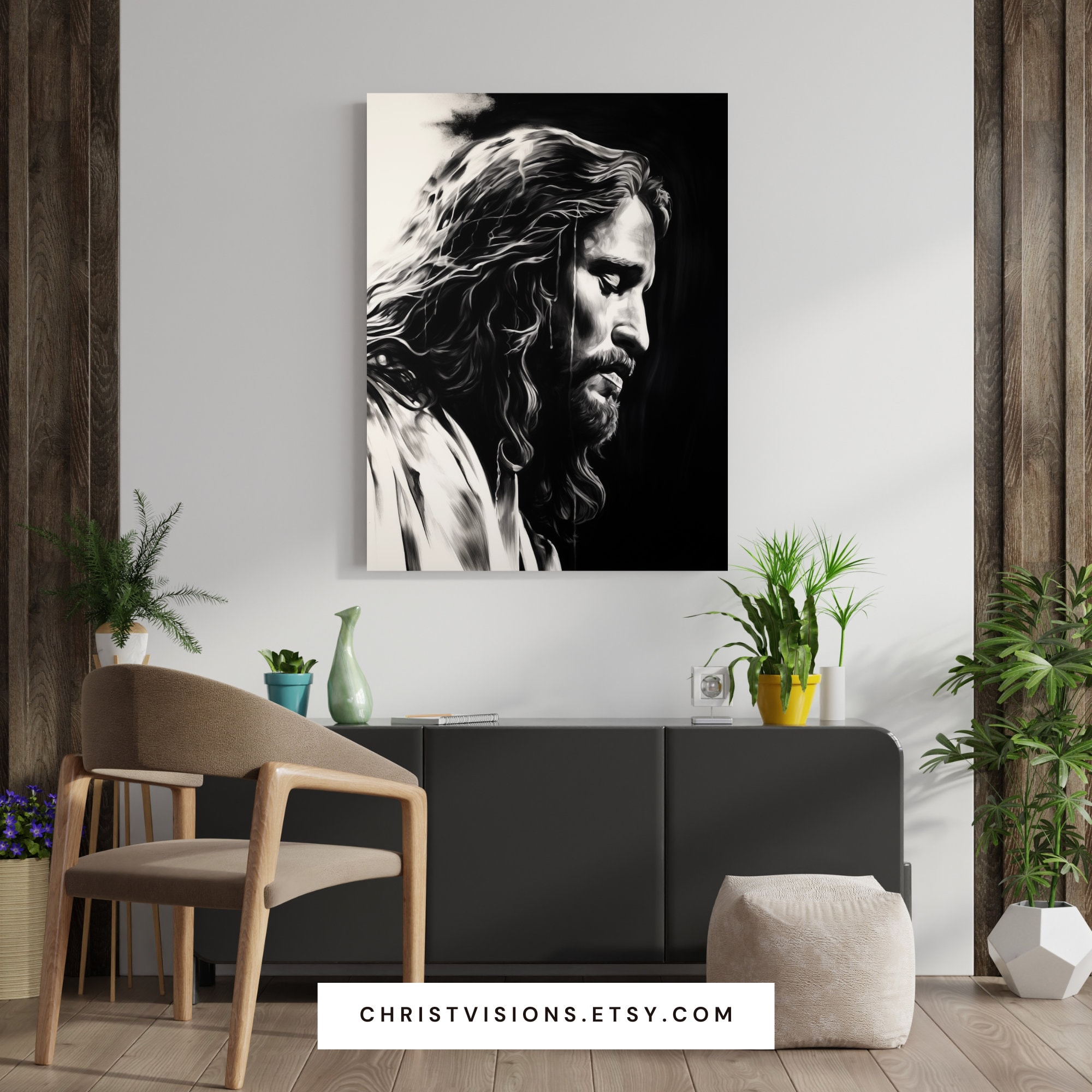 Christian Poster Messiah Jesus Drawing Christian Artwork Jesus Art ...