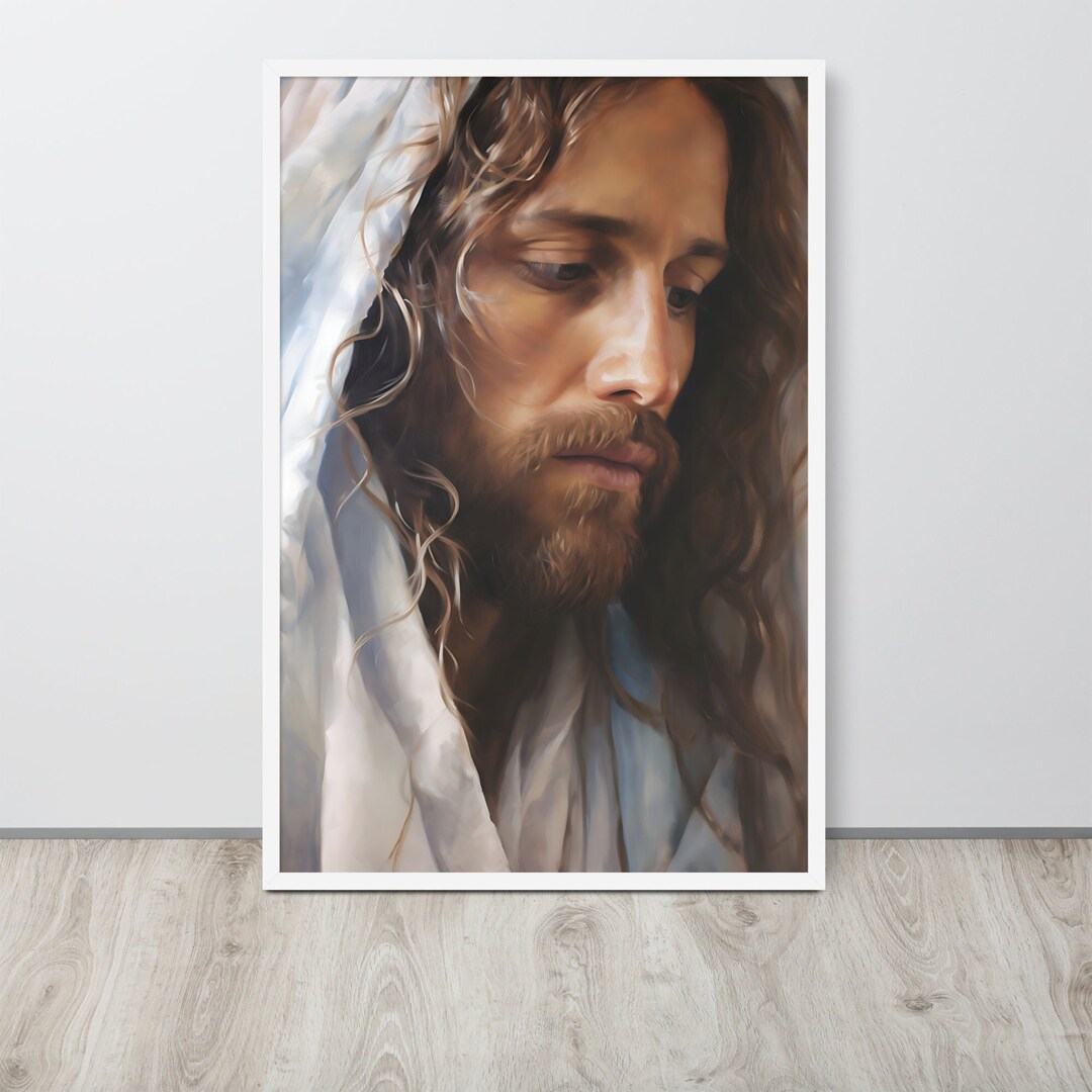 The Messiah Jesus Print Christian Wall Art for Home or Church Display ...