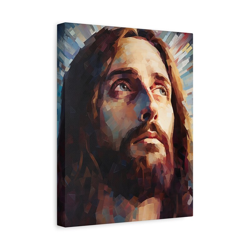 Jesus Christ Modern Christian Art Canvas Print Jesus Painting Christian ...