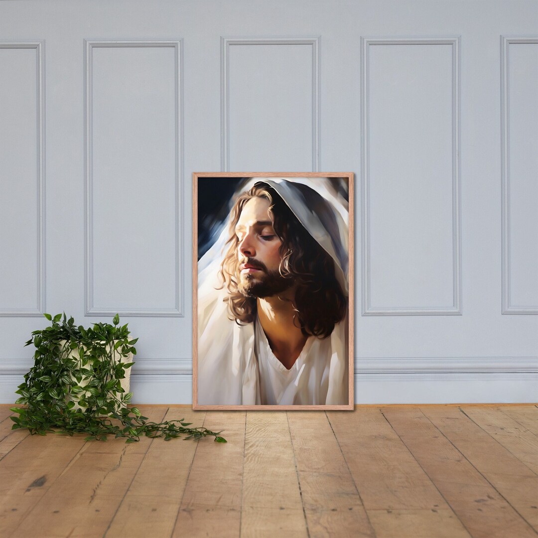 Rabbi Jesus Print Christian Wall Art Messiah Jesus Art Yeshua Jesus ...