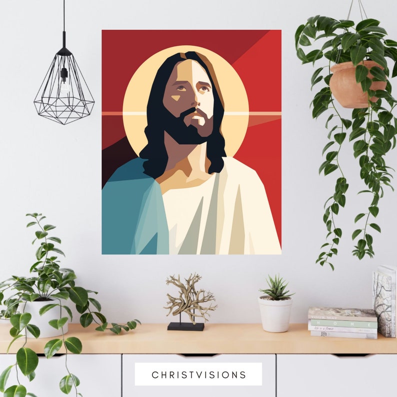 Printable Jesus Sunday School Art Christian Kids Room Art Christian ...