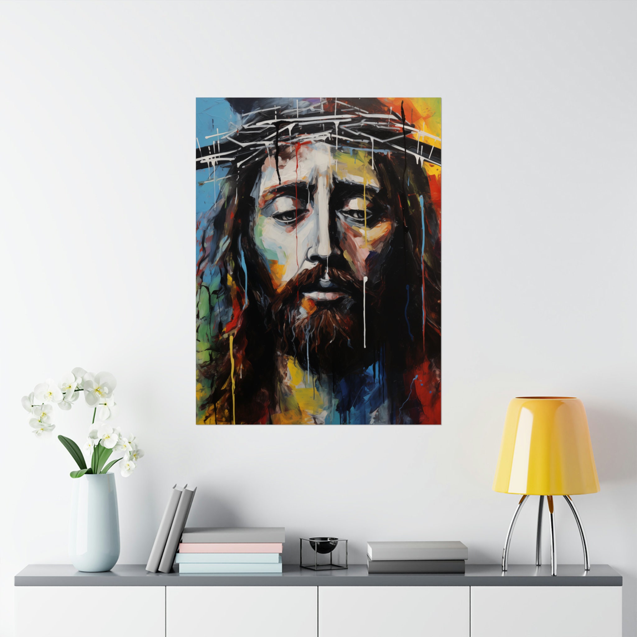 Messiah Jesus Christ Modern Christian Art Print Jesus Art Prints Jesus ...