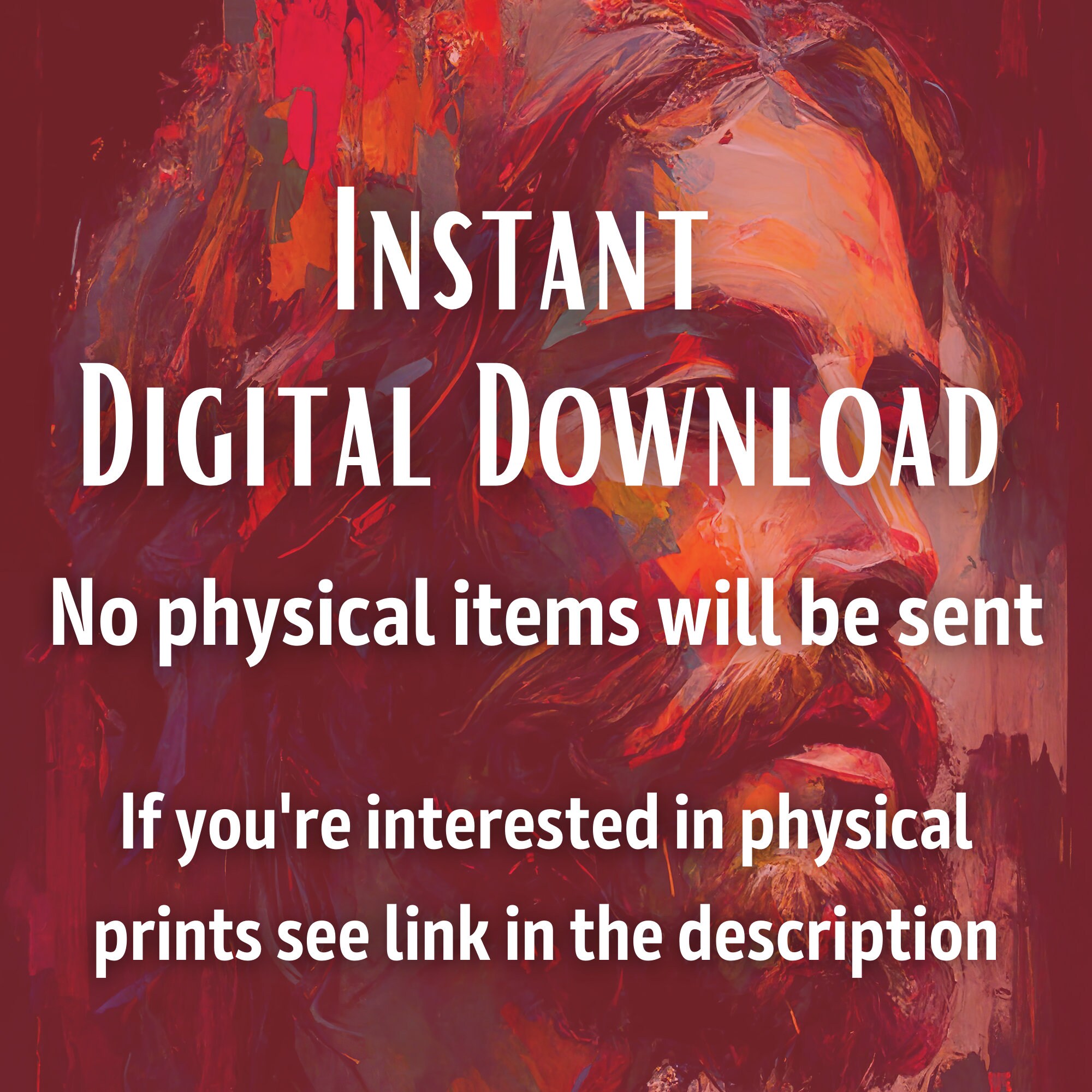 Messiah Jesus Christan Digital Art Printable Jesus Poster Digital Jesus ...